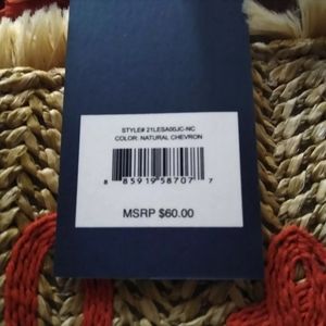 libby. edelman | Bags | Libby Edelman Large Straw Tote Beach Vacation ...